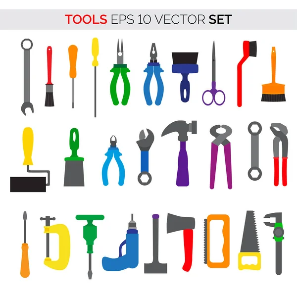 Hand work tools set — Stock Vector © Lumumba #5741895