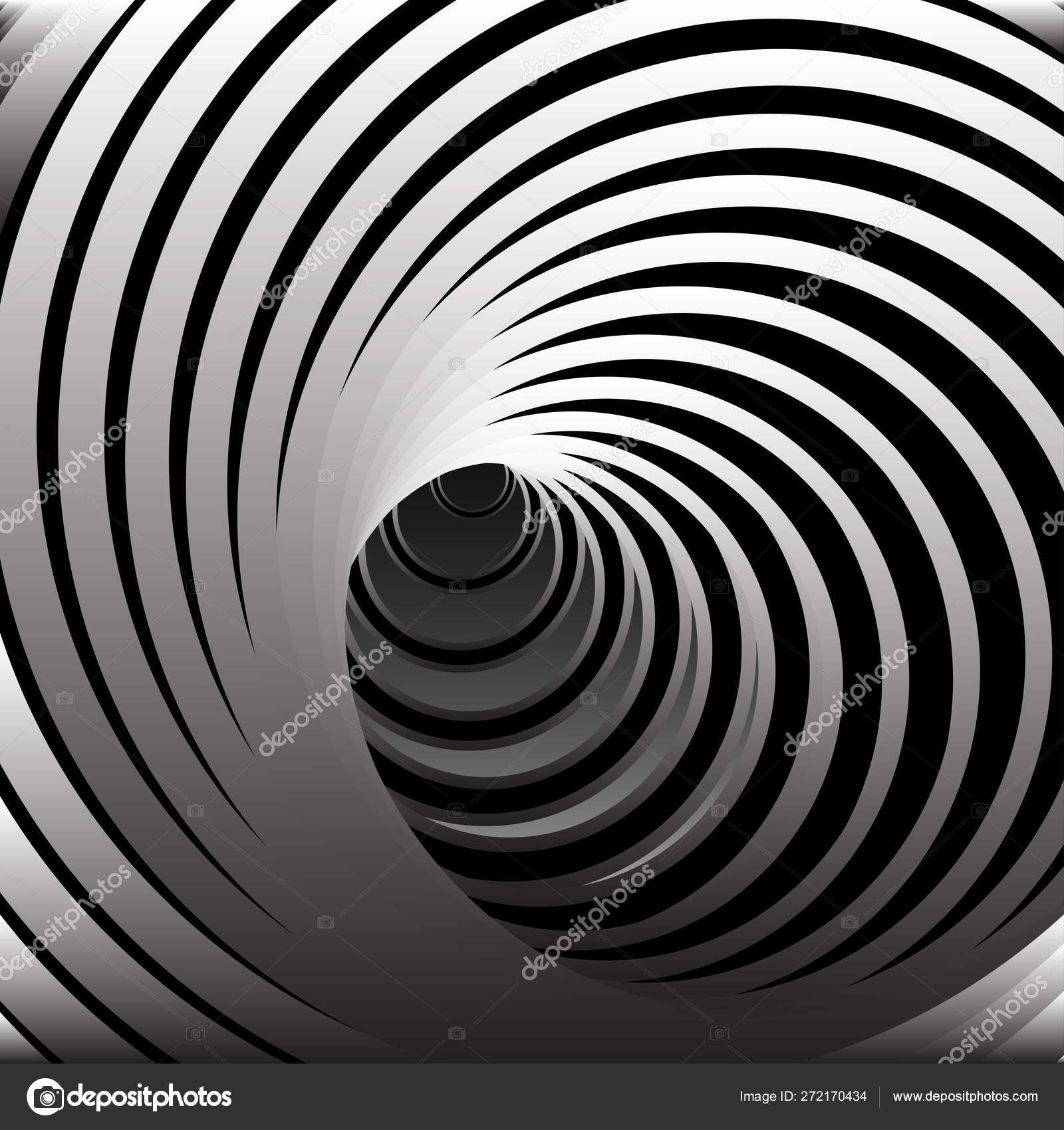 Monochrome spiral vortex Stock Vector Image by ©rioabajorio #272170434