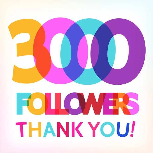 3000 followers Vector Art Stock Images | Depositphotos