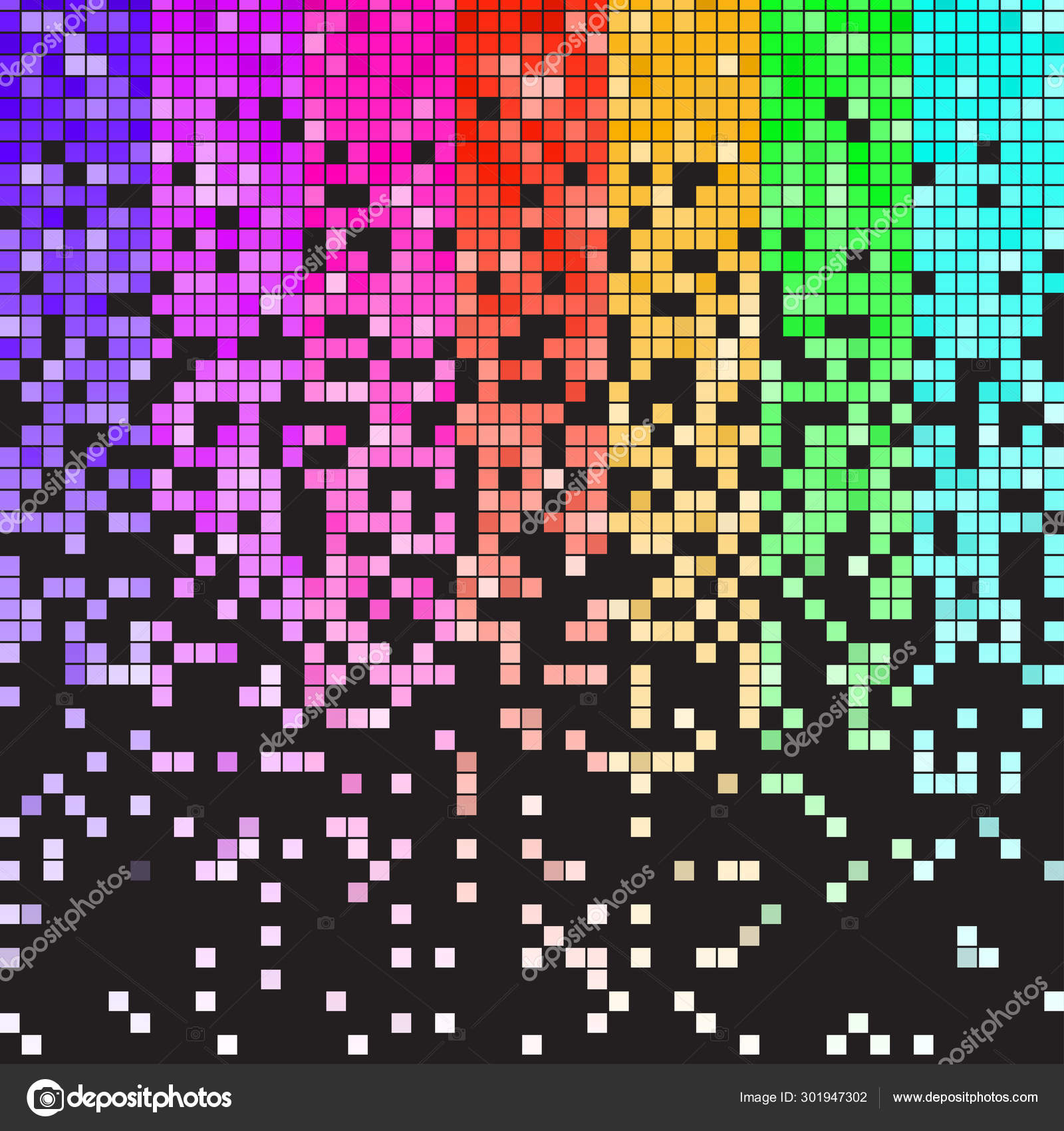 Colorful pixel background Stock Vector by ©rioabajorio 301947302