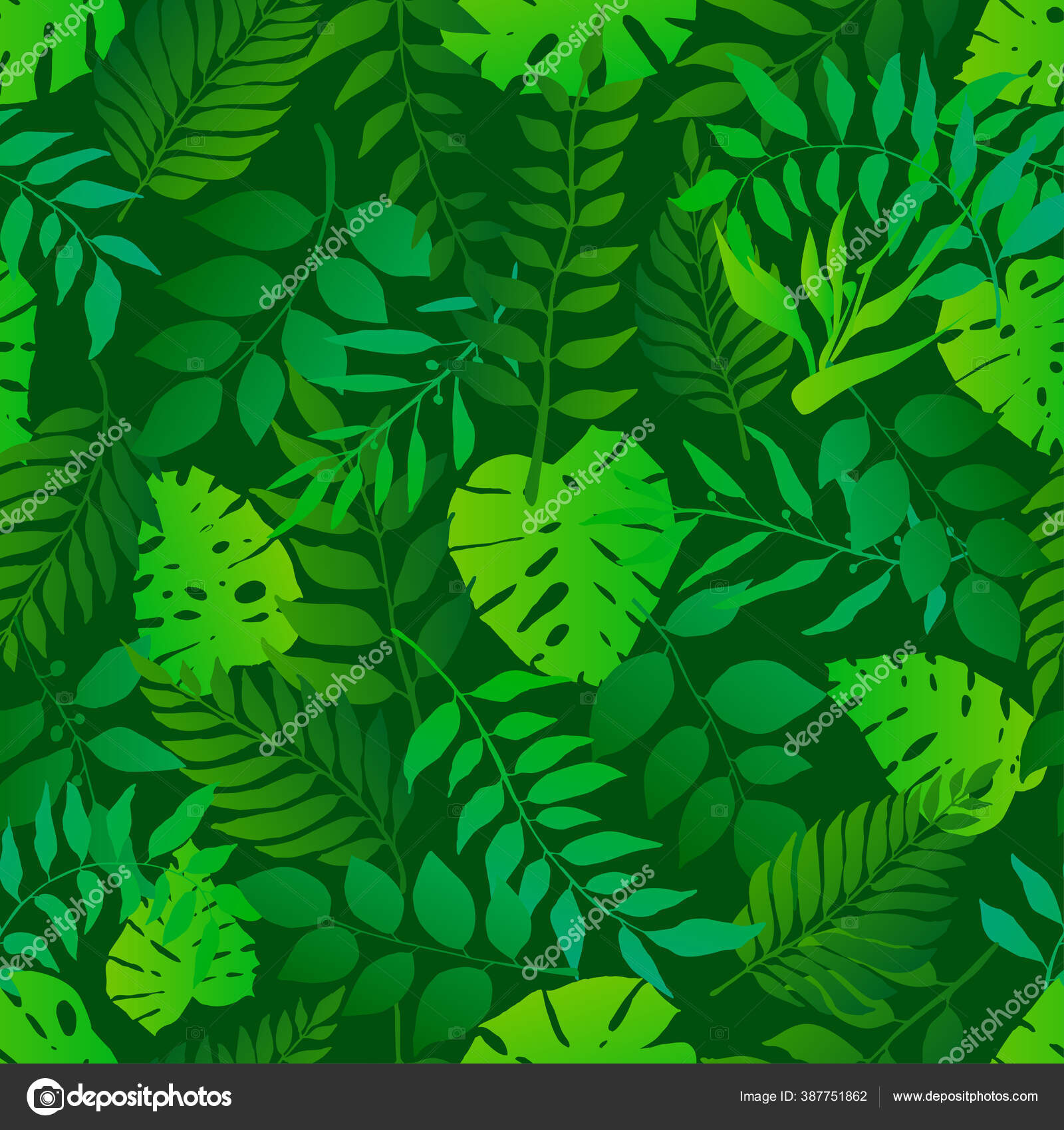 Green seamless pattern Stock Vector by ©rioabajorio 387751862