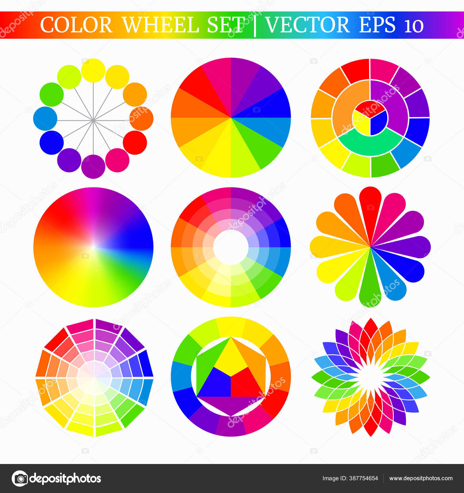 Abstract Color Wheels