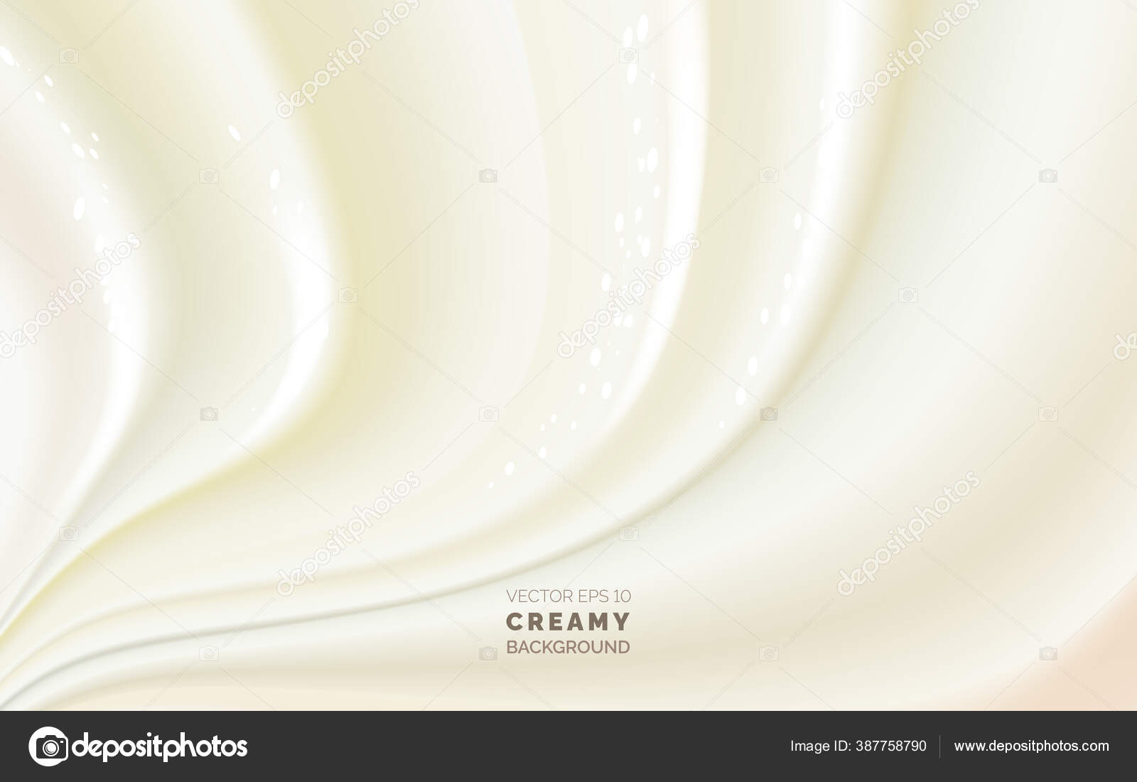 Soft creamy background Stock Vector Image by ©rioabajorio #387758790