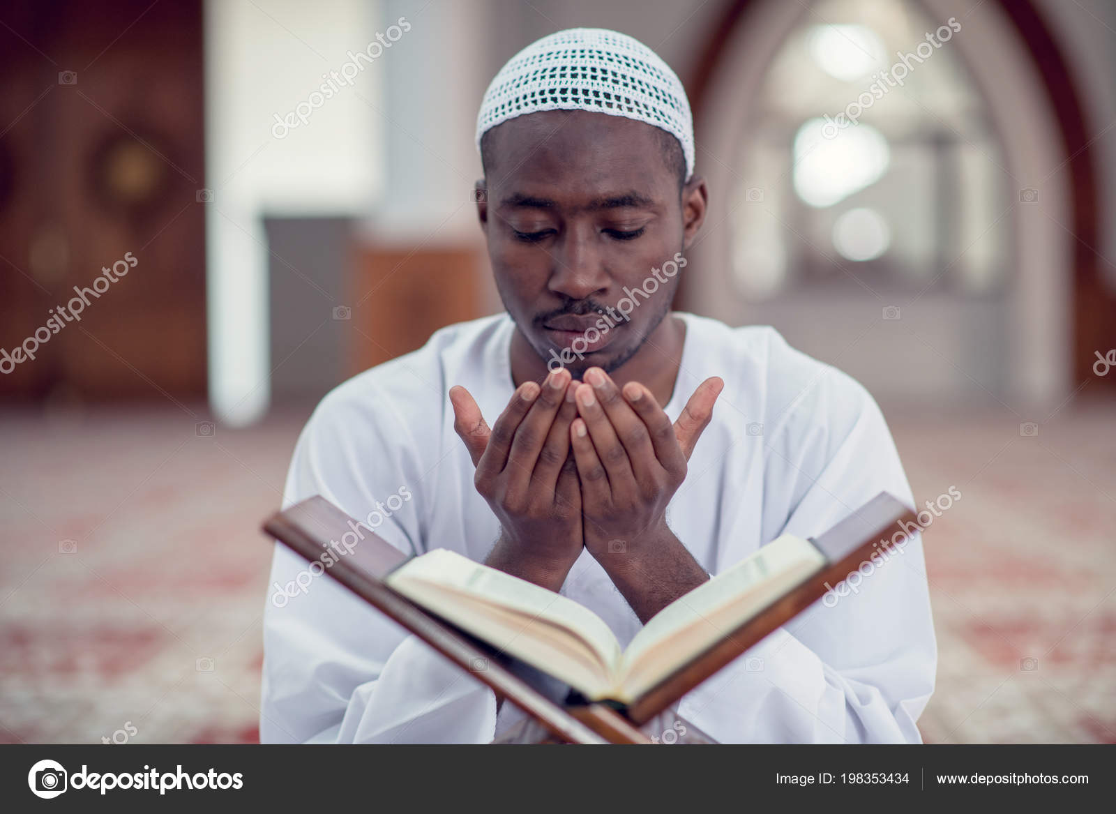 African Muslims Praying