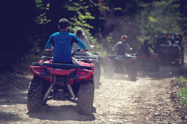 man riding atv vehicle on off road track ,people outdoor sport ...