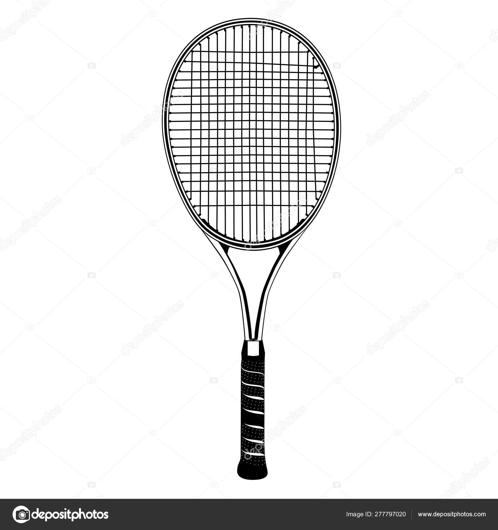 Tennis Racket Silhouette