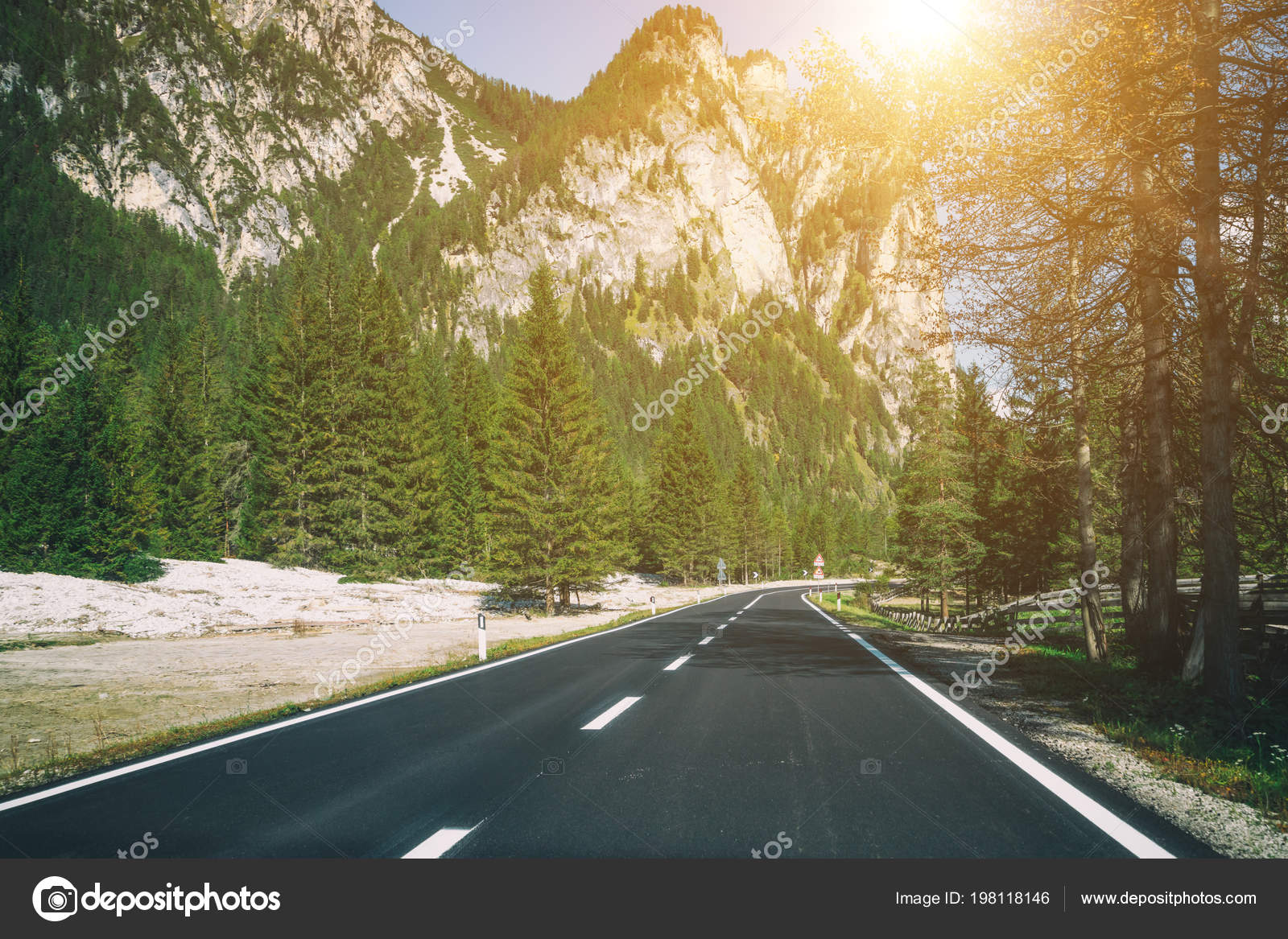 Beautiful Mountain Road Trees Forest Mountains Backgrounds Taken State ...