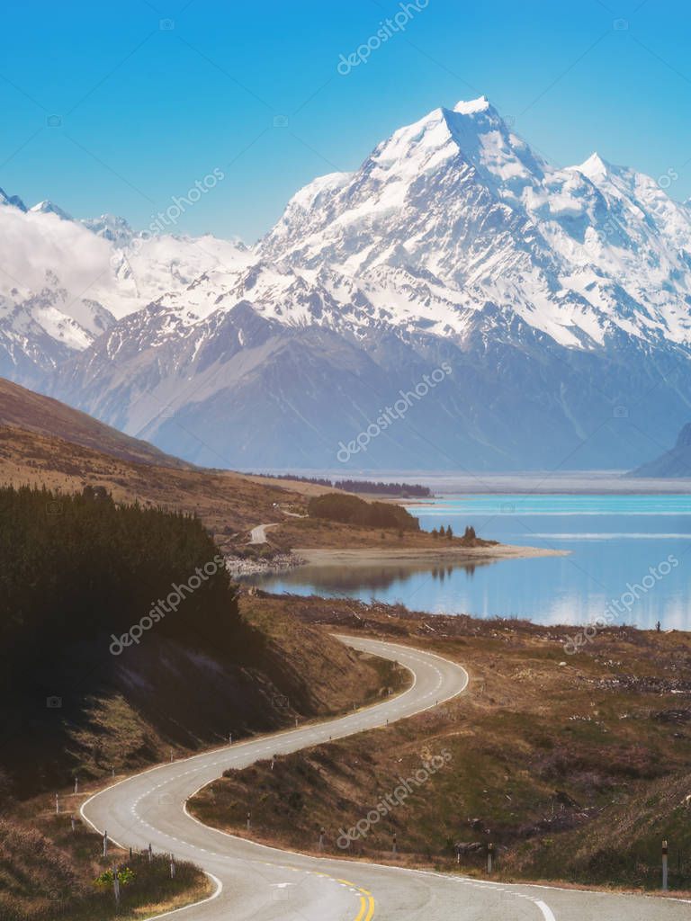 Camino al Monte Cook, la montaña más alta de Nueva Zelanda. Un paseo ...