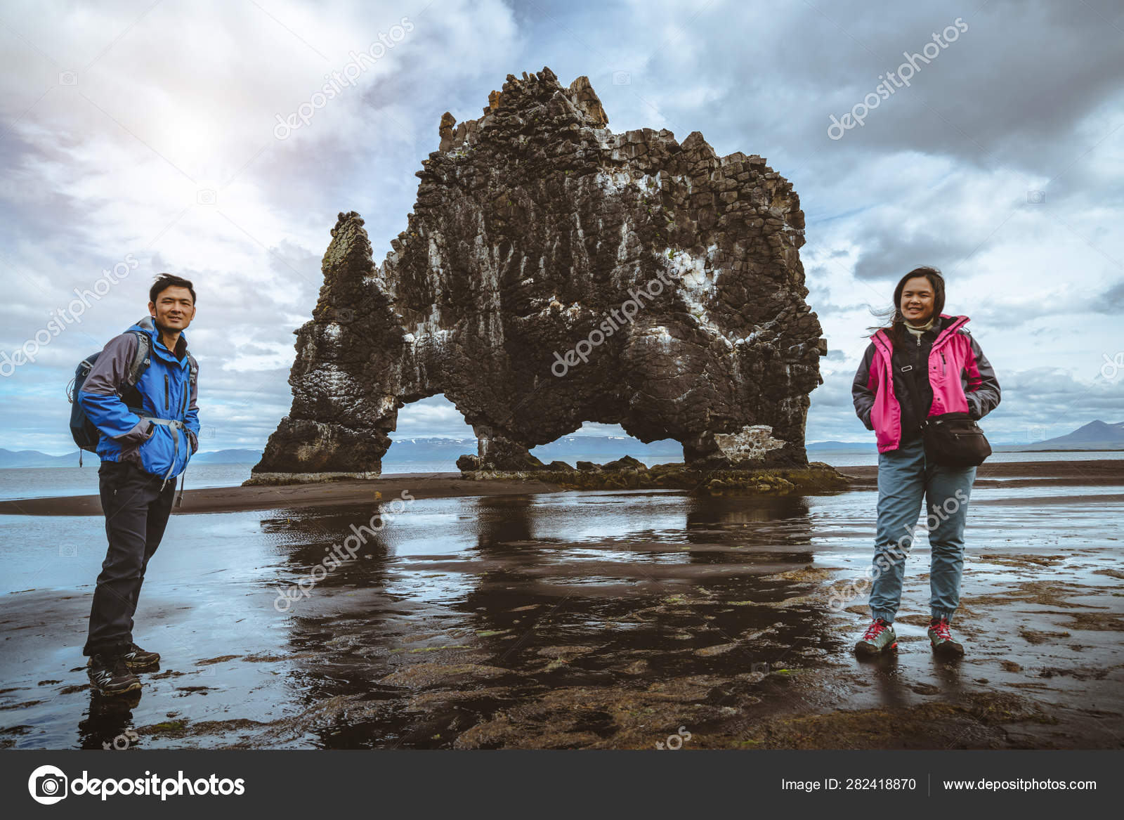 Hvitserkur - the unique basalt rock in Iceland. — Stock Photo ...