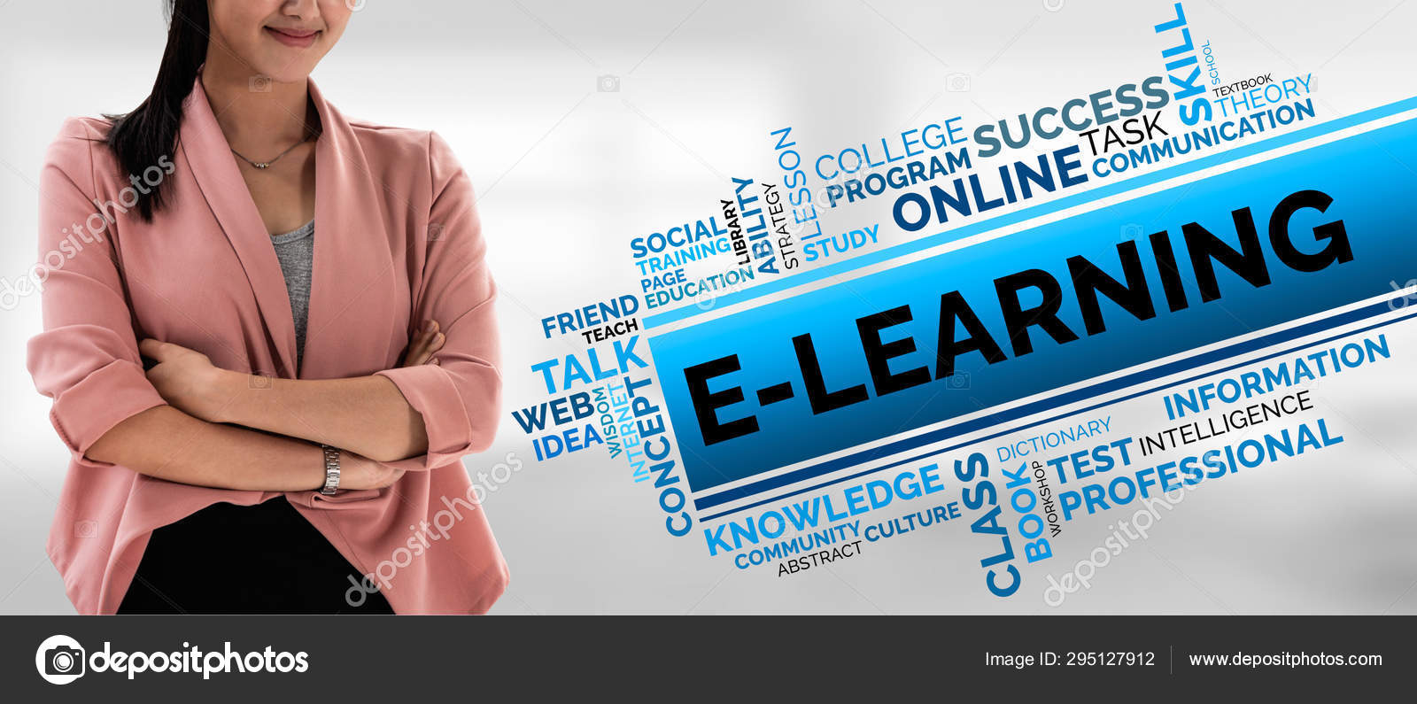 E-learning for Student and University Concept — Stock Photo ...