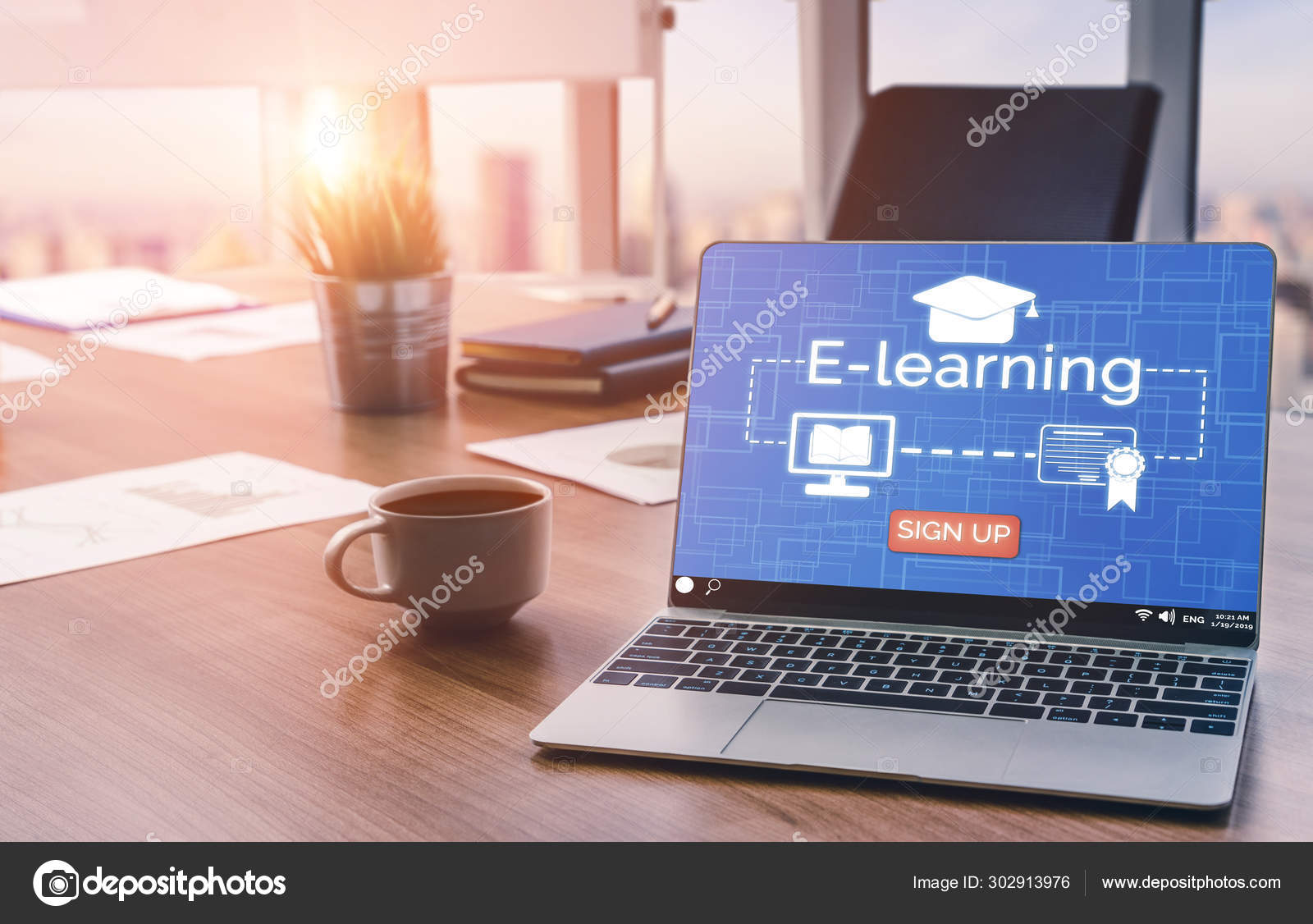 E-learning for Student and University Concept Stock Photo by ...